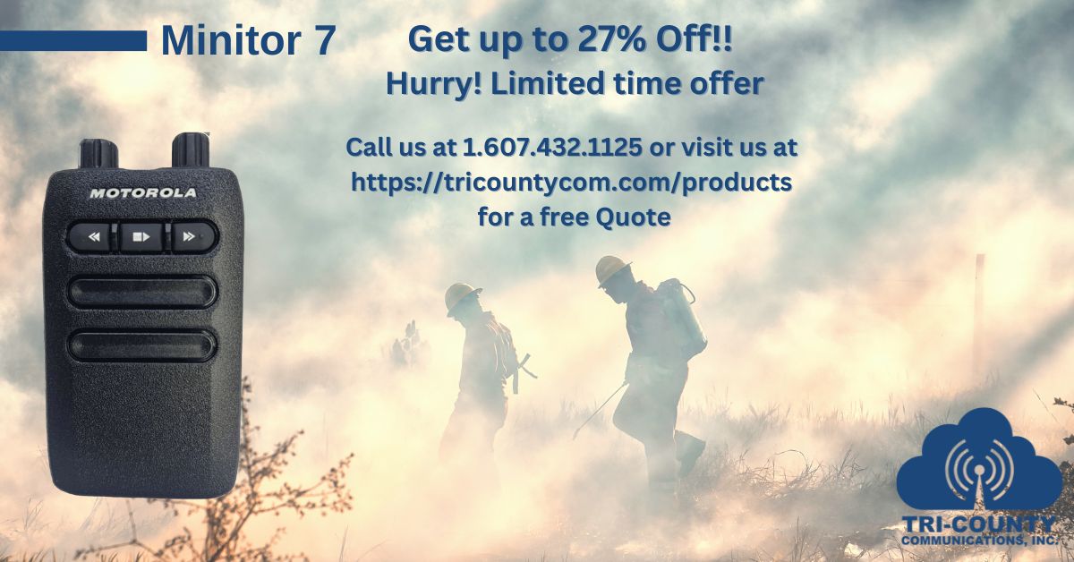 Stay Connected with the Minitor 7 Pager – Now with Up to 27% Off! - Tri ...